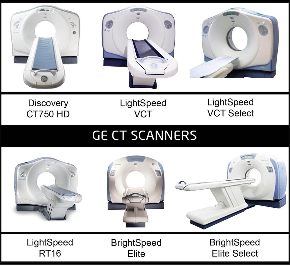GE CT Scanner Comparisons
