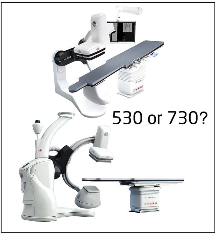Comparing: GE Innova IGS 530 or GE Discovery IGS 730?