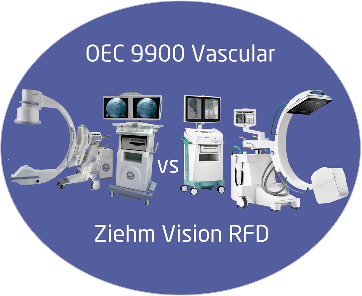 Comparing OEC 9900 and Ziehm Vision RFD C-Arms