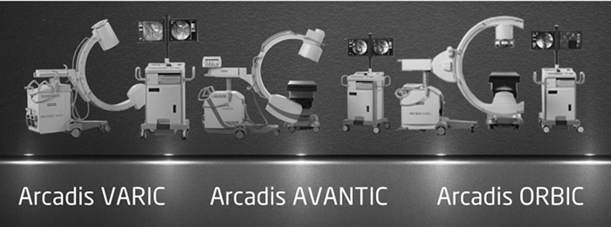 3 Siemens Arcadis C-Arms Compared: Varic, Avantic & Orbic